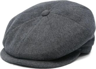 Tagliatore Baskenmütze mit Logo-Anhänger - Grau