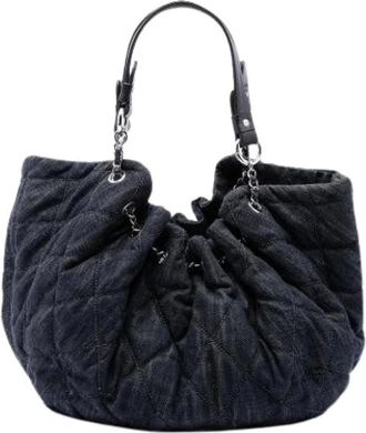 Chanel Sac Cabas Stretch Spirit Pre-owned - Femme - Pre-owned - Bleu - Taille: ONE Size