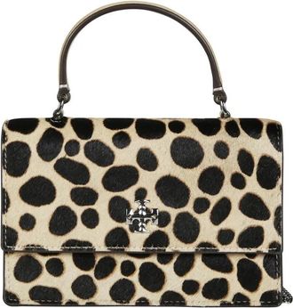 Tory Burch Tory Burch Shopper & Totes - Kira Haircalf Mini Top Handle Chain Wallet - Gr. unisize - in Beige - für Damen