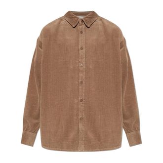 American Vintage Homme, Chemises, Brun, Taille: S Padow Corduroy Shirt