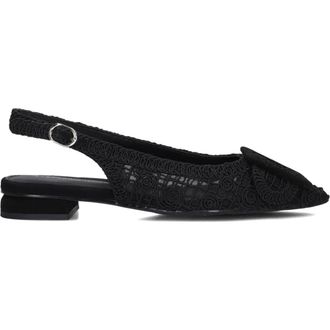 Stefano Lauran Elegante Schwarze Wildleder-Slingbacks - - Shoes - Damen - Schwarzk - 38 EU