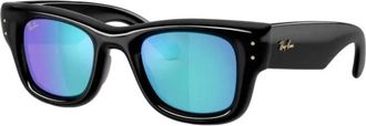 Ray-Ban unisex, Accessoires, Noir, Taille: 50 MM Wayfarer Puffer Lunettes de soleil