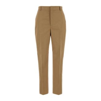 Moschino Femme, Pantalons, Brun, Taille: 38 FR Cropped Pantalons