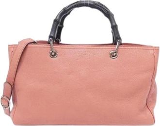 Gucci Sac bandouli&egrave;re en cuir Pre-owned - Femme - Pre-owned - Rose - Taille: ONE Size