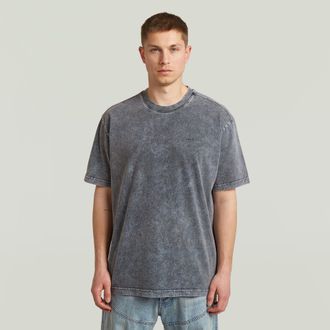 G-Star Acid Washed T-Shirt - Dunkelblau - Herren