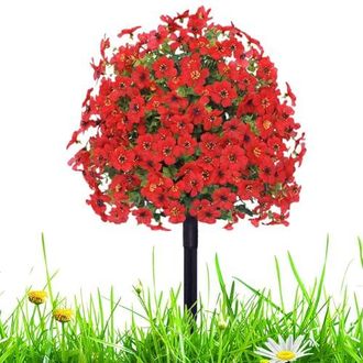 Generic artificielles dextérieur, Arbre Artificiel à Feuilles persistantes résistant aux intempéries, ABS réutilisable, arbustes artificiels colorés pour amén