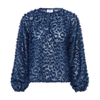 Saint Tropez Damen, Blusen & Hemden, Blau, MGr&ouml;&szlig;e