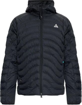 Nike Gef&uuml;tterte Kapuzenjacke - - Sport - Herren - Schwarzk - XL