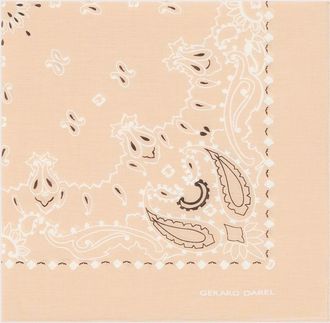 Gerard Darel Carr&eacute; imprim&eacute; en coton - DAYANA - Nude