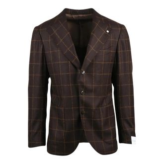 Luigi Bianchi Mantova Giacca Stondata - - Jackets - Herren - Braun - XL