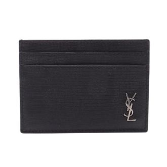 Saint Laurent Pre-owned Tiny Cassandra Leder Kartenetui - - Pre-owned - Herren - Schwarzk - ONE SIZE