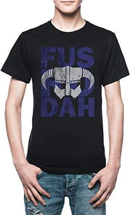 Vendax Fus Ro Dah T-Shirt Homme Noir L