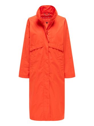 Navahoo Damen Parka &Uuml;bergangsjacke Zenbl&uuml;te mit Stehkragen