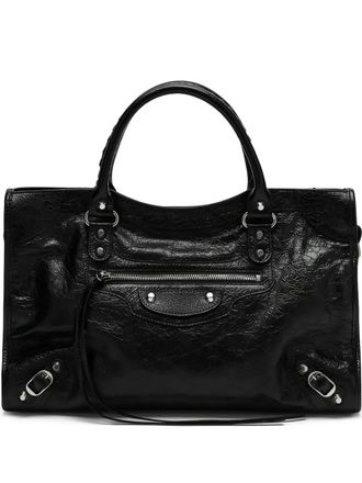 Balenciaga sac port&eacute; &eacute;paule Le City - Noir