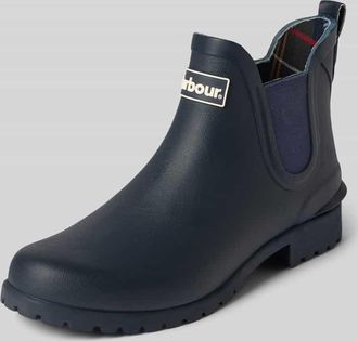 Barbour Gummistiefel mit Label-Patch Modell Wilton