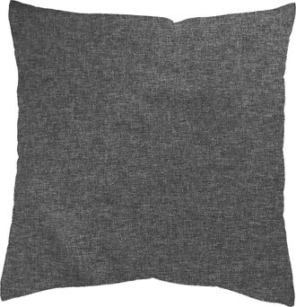 Home Wohnideen Kissenh&uuml;lle Lucio mit verdecktem Rei&szlig;verschluss, Anthrazit