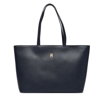 Tommy Hilfiger Handtasche Tommy Hilfiger Im Latam Corp Tote AW0AW17322 Dunkelblau