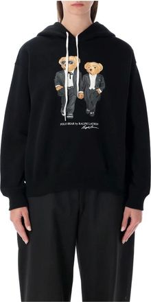 Polo Ralph Lauren Femme, Sweatshirts et sweats à capuche, Noir, Taille: 36 FR Sweat à capuche Double Bear