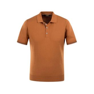 Moorer Homme, Tops, Orange, Taille: 2XL Polo ray&eacute; bicolore