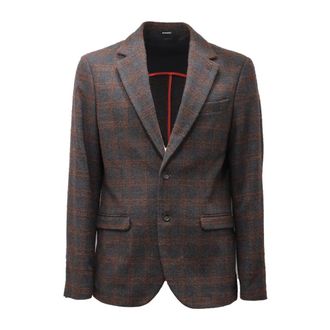 Officina36 Woll-Baumwolljacke Anthrazit - - Jackets - Herren - Grau - L