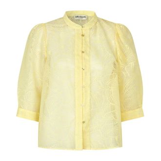 Lollys Laundry Damen, Blusen & Hemden, Gelb, LGr&ouml;&szlig;e