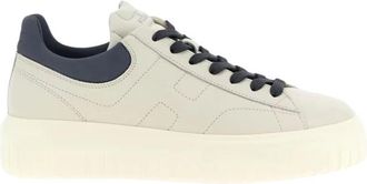 Hogan Homme, Chaussures, Beige, Taille: 40 1/2 EU H-Stripes Baskets