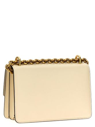 Valentino Garavani Womens White Calfskin Shoulder Bag
