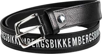 Dirk Bikkembergs Leder- und Stoffg&uuml;rtel - - Accessories - Damen - Schwarzk - 105 CM