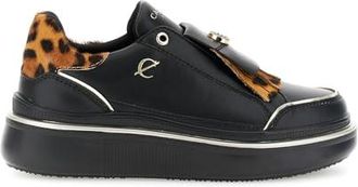 Caf&egrave;noir Mocassins en Cuir avec D&eacute;tails Effet Poney, pour Femme, Couleur Blanc, Taille 40