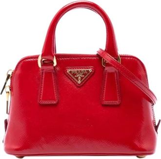 Prada Pre-owned Promenade Handtasche - - Pre-owned - Damen - Rot - ONE SIZE