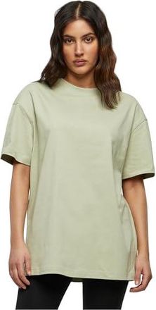 Build Your Brand By149-ladies Oversized Boyfriend Tee T-Shirt, Salvia, L Femmes