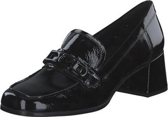 Högl 104345-010 Escarpins tendance pour femme en cuir verni mouillé Hauteur du talon : 35 mm Noir, Noir, 38.5 EU