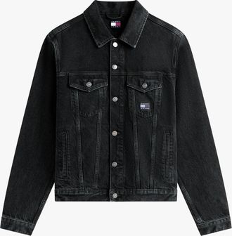 Tommy Hilfiger Veste denim &agrave; poches en coton m&eacute;lang&eacute;