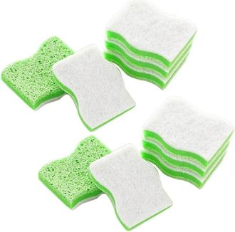 Generic Kreativit&auml;t Magic-Geschirrsp&uuml;lschwamm Starker Scheuerschwamm Komprimierter Holz-Pulp Schwamm K&uuml;che Badezimmer Reinigung Wischen Werkzeuge Scrub Magic-