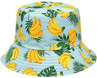 Generic Chapeau de pêcheur imprimé banane pour femme Printemps/été Chapeau de protection solaire pour homme Chapeau de bassin pour femme Chapeaux dété, b, Tai