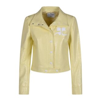 Courr&egrave;ges Damen, Jacken, Gelb, 2XSGr&ouml;&szlig;e