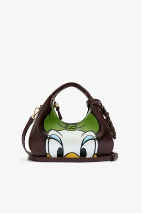 Ganni x Disney Mini sac hobo marron Daisy Duck - Pour Femme