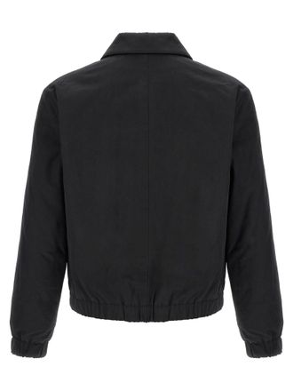 Ami Cotton Bomber Jacket - Black
