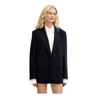 Aniye By Femme, Vestes, Bleu, Taille: 42 FR Blazer &agrave; motif