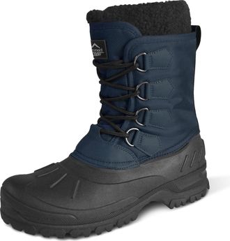 Normani K&auml;lteschutzstiefel mit griffiger Sohle wasserdicht f&uuml;r den EXTREMEN Winter Farbe Navy Gr&ouml;&szlig;e 47