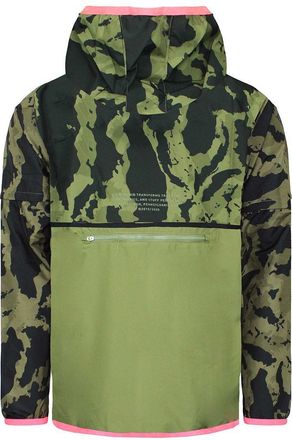 Puma x First Mile - Schwarz/Gr&uuml;ne gewebte 2-Zoll-Jacke f&uuml;r Herren