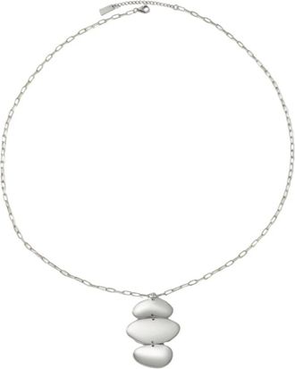 Dansk Copenhagen Klara Lange Halskette - - Accessories - Damen - Grau - ONE SIZE