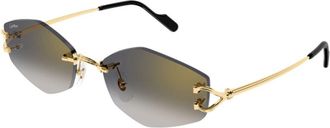Cartier CT0620S001 Sunglasses - Gold