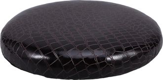 Valiclud Runder Barhocker Ersatzsitz 29cm Durchmesser aus Pu mit Braunem Sitzkissen f&uuml;r Esszimmerstuhl und Holzhocker