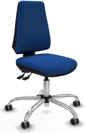 Piqueras y Crespo Elche Rollstuhl ohne Armlehnen, ausgestattet mit Asincro und Schneidschaum, Blau