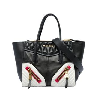 Miu Miu Sac bandouli&egrave;re Biker Pre-owned - Femme - Pre-owned - Multicolore - Taille: ONE Size