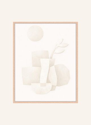 Liv Corday Wandbild Zusammenhalt Mit Rahmen braun