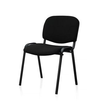 Sigma Besucherstuhl VC04, Metall, 41.5 x 54.5 x 78 cm, schwarz