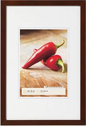 Walther Design Walther Design Walther Cadre Photo Design Noyer 40 x 60 cm Peppers Cadre en Bois BP460N