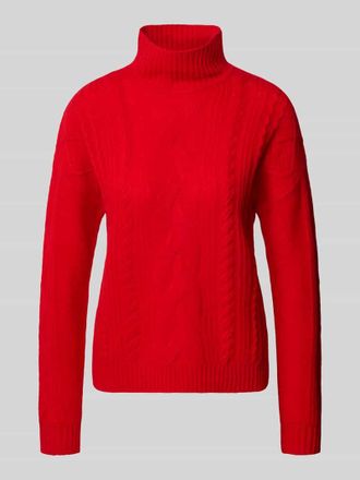Christian Berg Kaschmirpullover mit Zopfmuster